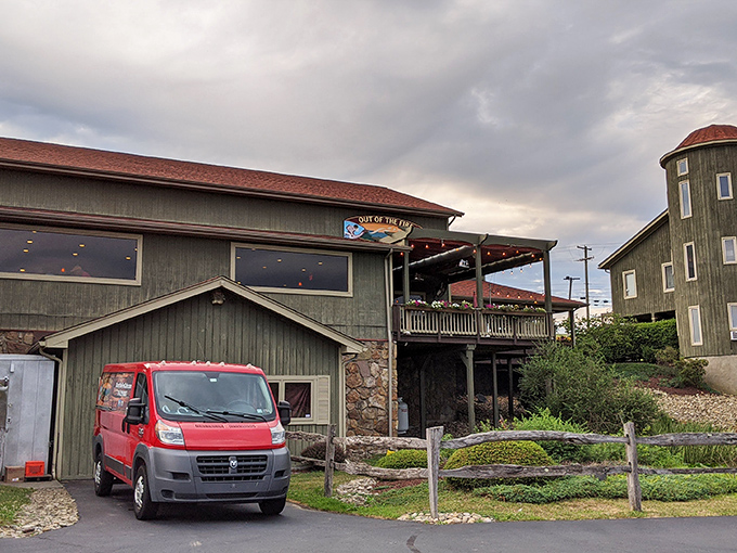 Rustic charm meets culinary excellence at Out of the Fire Cafe, where the Laurel Highlands backdrop is almost as delicious as what's served inside.