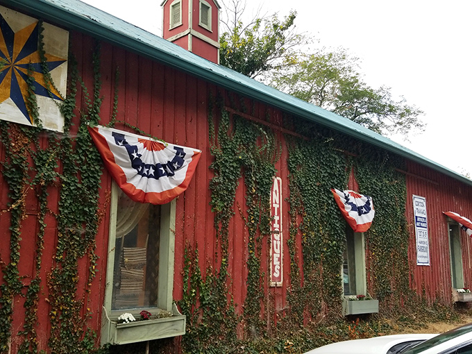 The weathered crimson exterior beckons like an old friend with stories to tell. "Treat yourself to this!" isn't just a suggestion&mdash;it's practically a command.