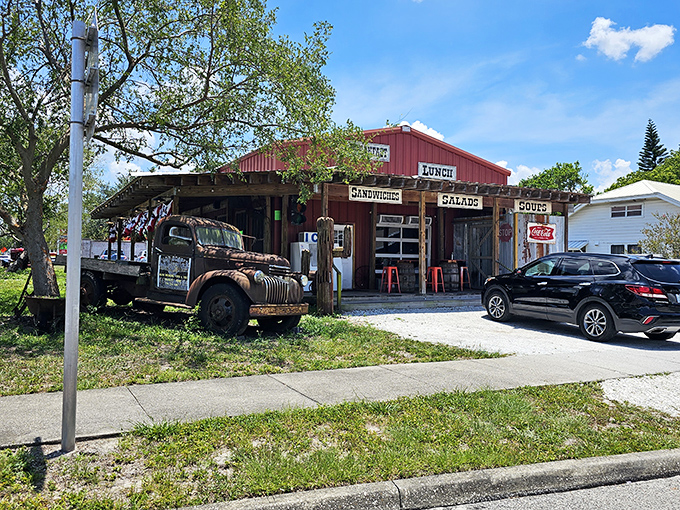 The rustic red exterior of Seminole Heights General Store beckons like a mirage in Tampa's urban landscape&mdash;a promise of simple pleasures and extraordinary sandwiches.