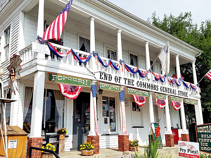 The white clapboard fa&ccedil;ade with patriotic bunting isn't just Instagram-worthy&mdash;it's a portal to simpler times when general stores were America's original one-stop shops.