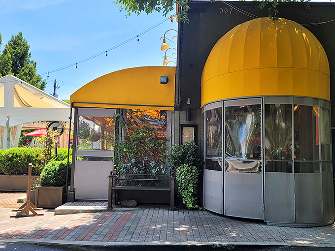 Murphy's iconic yellow awnings stand out like a beacon of culinary hope on Virginia Avenue, promising comfort and indulgence to hungry Atlantans.