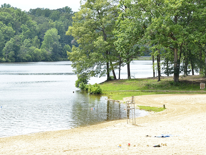 Nature's own waterpark! Bear Creek Lake invites you to dive into adventure, no inflatable unicorn required.