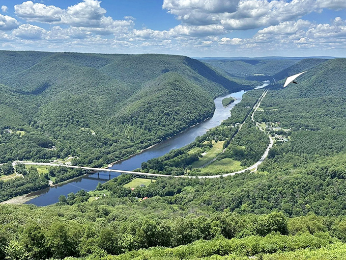 Nature doesn't build theaters, but if it did, this would be its IMAX experience. The Susquehanna River carves through Pennsylvania's wilderness like a liquid sapphire.