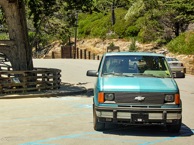 Even vintage vehicles get front-row parking on 17-Mile Drive, where every stop promises postcard-worthy memories of Monterey magic.