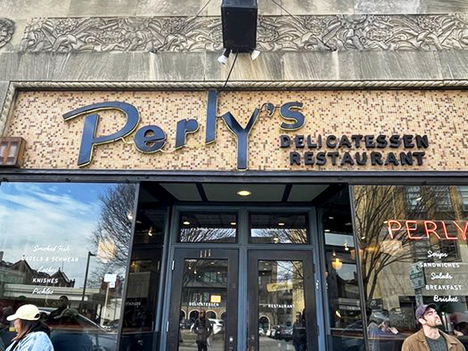 Matzo ball soup that could heal anything from a cold to a broken heart. Those fluffy dumplings float like clouds in golden chicken broth. 