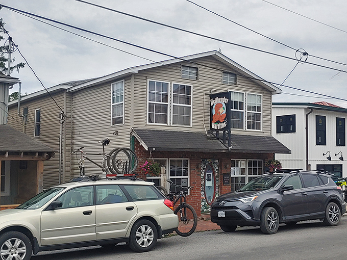 The unassuming exterior of Hellbender Burritos in Davis, WV might fool you, but locals know this brick-fronted treasure is where culinary magic happens.