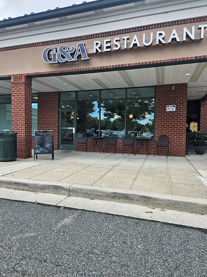 The unassuming storefront of G&A Restaurant beckons with its vintage orange awning &ndash; a time capsule of flavor waiting to be discovered.