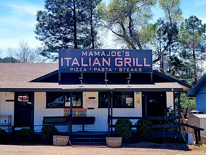 Nestled among towering pines, Mamajoe's Italian Grill stands like a culinary oasis in Strawberry, promising Italian comfort food worth every mile of the journey.
