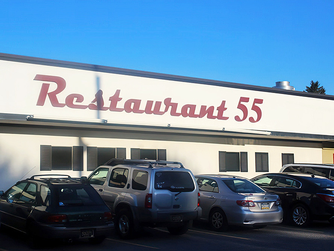The unassuming exterior of Restaurant 55 proves yet again that culinary treasures often hide behind modest facades. Delaware's best-kept secret sits right in plain sight.