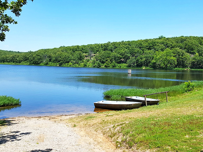 Look Lake mirrors the surrounding hills like nature's own infinity pool, offering serenity you can't download from any app.