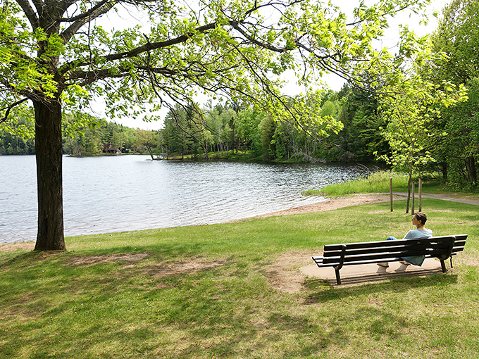 Loon Lake's peaceful shores offer the perfect spot to sit, breathe, and find that elusive solitude you've been seeking.