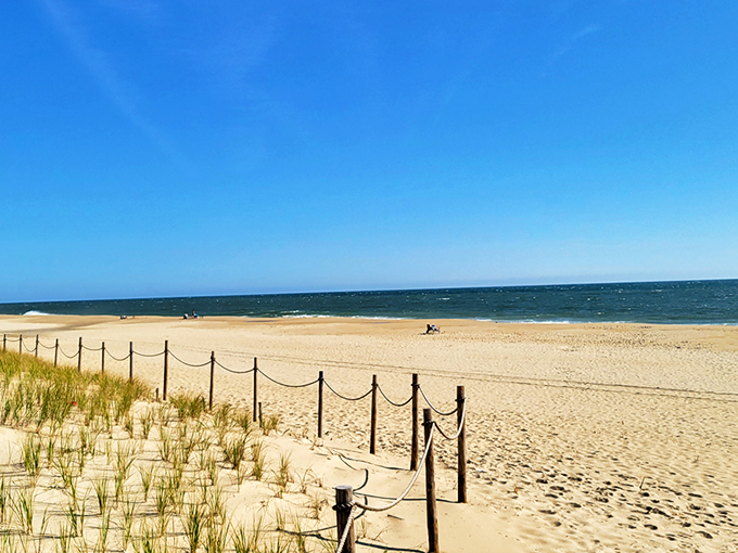 The path to paradise isn't paved&mdash;it's a sandy walkway leading to pristine shoreline where the Atlantic stretches endlessly before you.