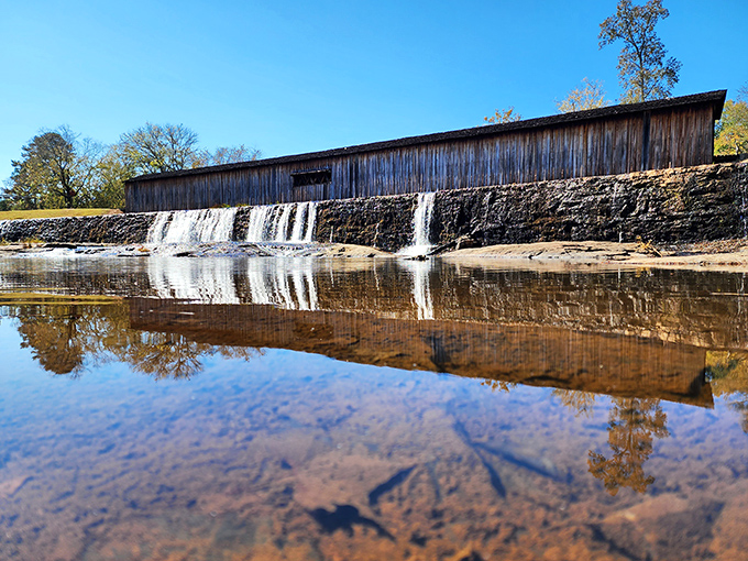 Where rushing waters meet historic craftsmanship&mdash;Watson Mill Bridge stands as Georgia's longest covered bridge, offering a postcard-perfect scene in any season.