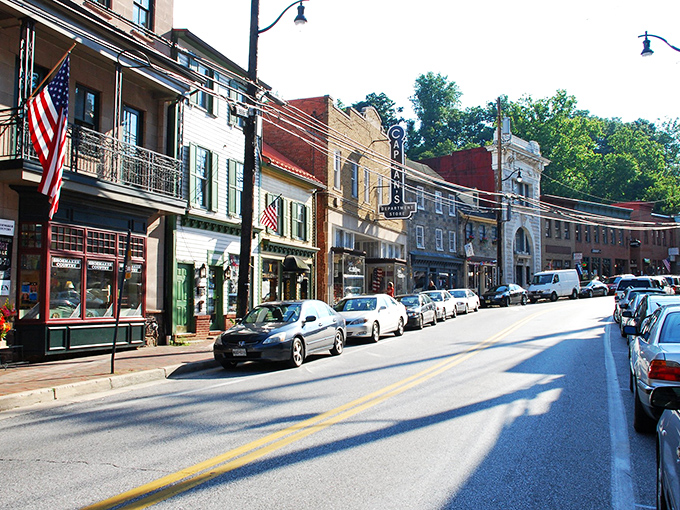 Main Street's historic charm unfolds like a living history book, where every brick and storefront tells a story of resilience and community spirit.
