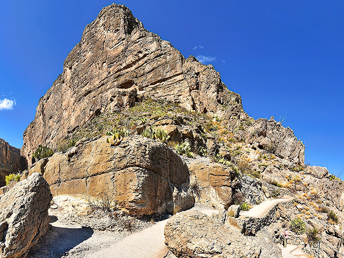 The trail beckons around the bend, with limestone walls that have been patiently waiting millions of years for your Instagram moment.