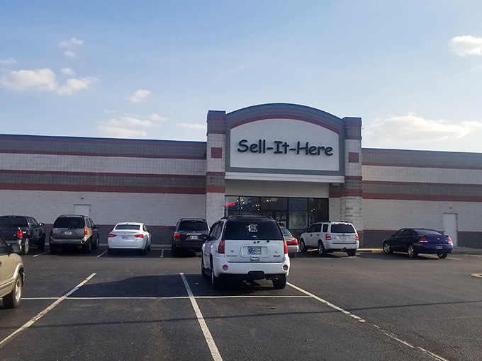 Welcome to Sell It Here, where bargain hunting meets Indiana ingenuity! This unassuming exterior hides a treasure trove that would make even Indiana Jones jealous.
