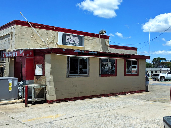 The unassuming tan building with red trim might not look like much, but Leo's BBQ has been drawing smoke-chasers to this Oklahoma City spot for decades.
