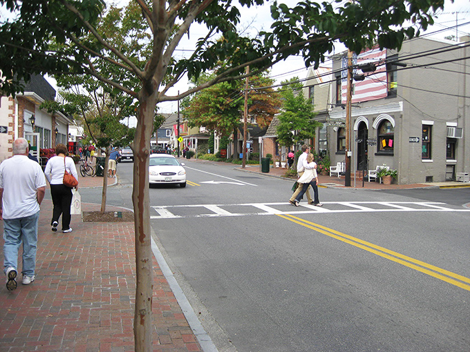 Talbot Street welcomes you with a rainbow of historic buildings, each one practically whispering maritime tales from centuries past.
