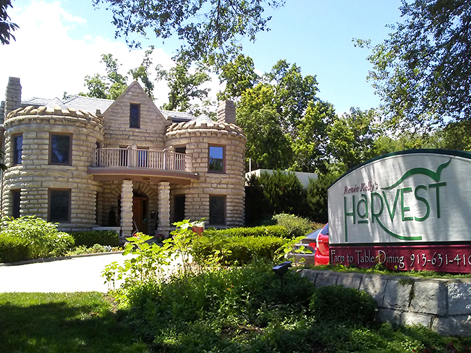 Straight out of a European fairytale, Caenen Castle's limestone turrets and grand entrance make suburban Shawnee feel like a medieval countryside escape.