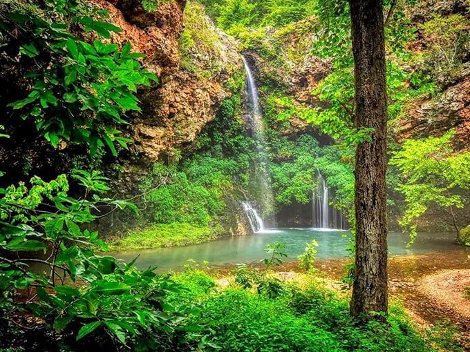 Nature's own water park! This cascading wonder at Natural Falls State Park puts any man-made slide to shame.