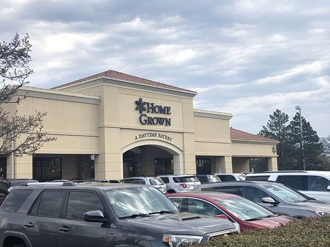 The unassuming exterior of HomeGrown belies the breakfast magic happening inside. Like finding a treasure map in your cereal box&mdash;but better.