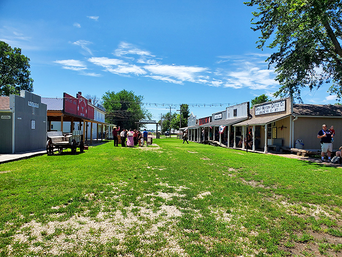 Old Abilene Town's recreated frontier street invites visitors to stroll where cowboys once raised hell. The buildings may be arranged for tourists, but the history is genuine.