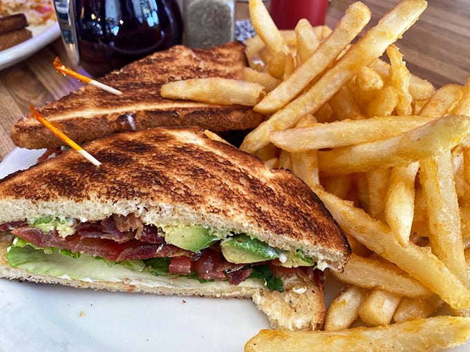 The BLTA sandwich&mdash;where the "A" stands for "absolutely magnificent." Crispy bacon, fresh greens, and avocado create the sandwich equivalent of a standing ovation.