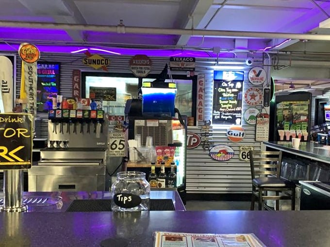 From this bird's-eye view, the track reveals its challenging layout. Those blue barriers have witnessed countless "I almost had you" moments.