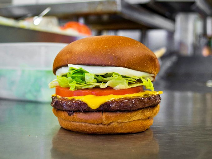 When your burger requires both hands and a strategy, you know you're in the right place. This isn't fast food—it's good food, served efficiently.