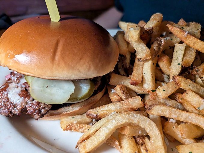 The humble burger gets the NanaSteak treatment, proving that even casual fare deserves the spotlight when executed with this level of care.