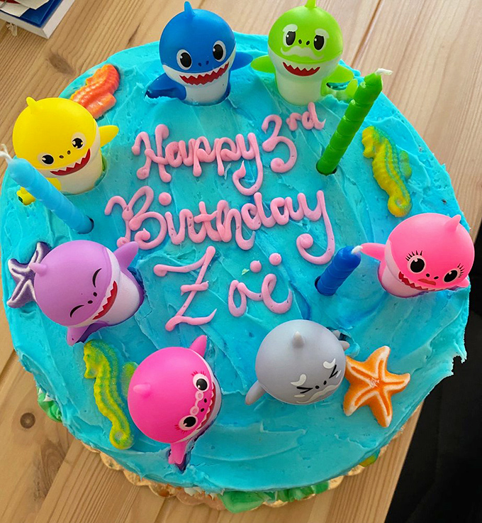 This Baby Shark birthday cake proves that Bing's bakers can transform any theme into edible art, making childhood dreams come true one fondant character at a time.