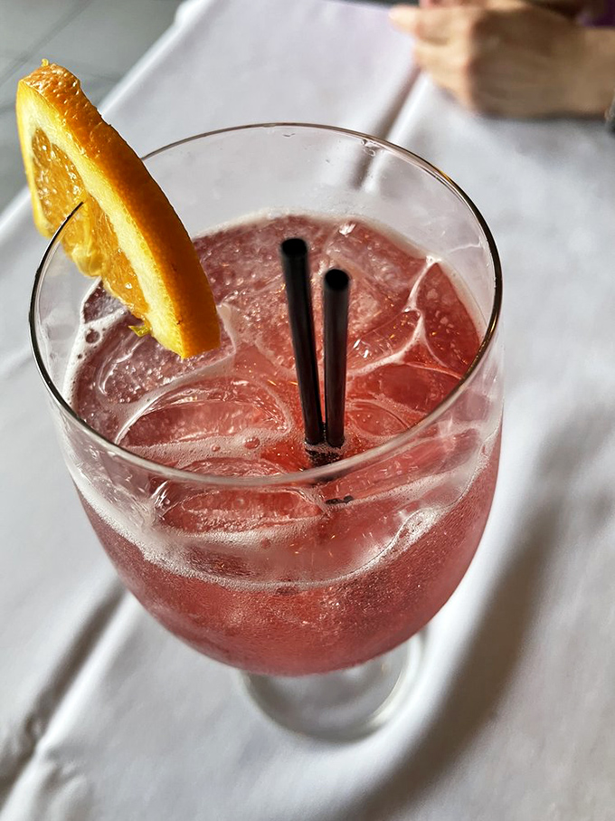 The Channel Orange cocktail brings a splash of citrus sunshine to your table, no matter what the Kansas weather is doing outside.