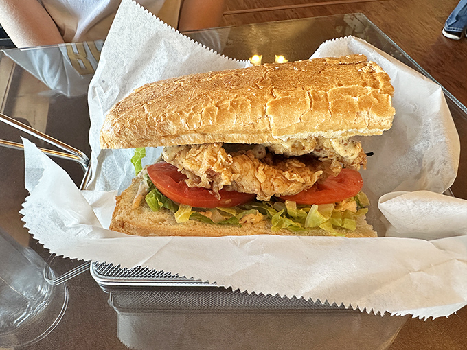 This chicken sandwich isn't just lunch&mdash;it's architecture, engineering, and art all stacked between two pieces of perfectly toasted bread.