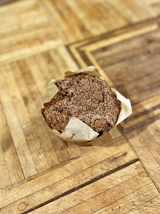This hearty muffin isn't just baked&mdash;it's engineered for maximum morning happiness. Pair with coffee for an Oregon-approved start to your day. 