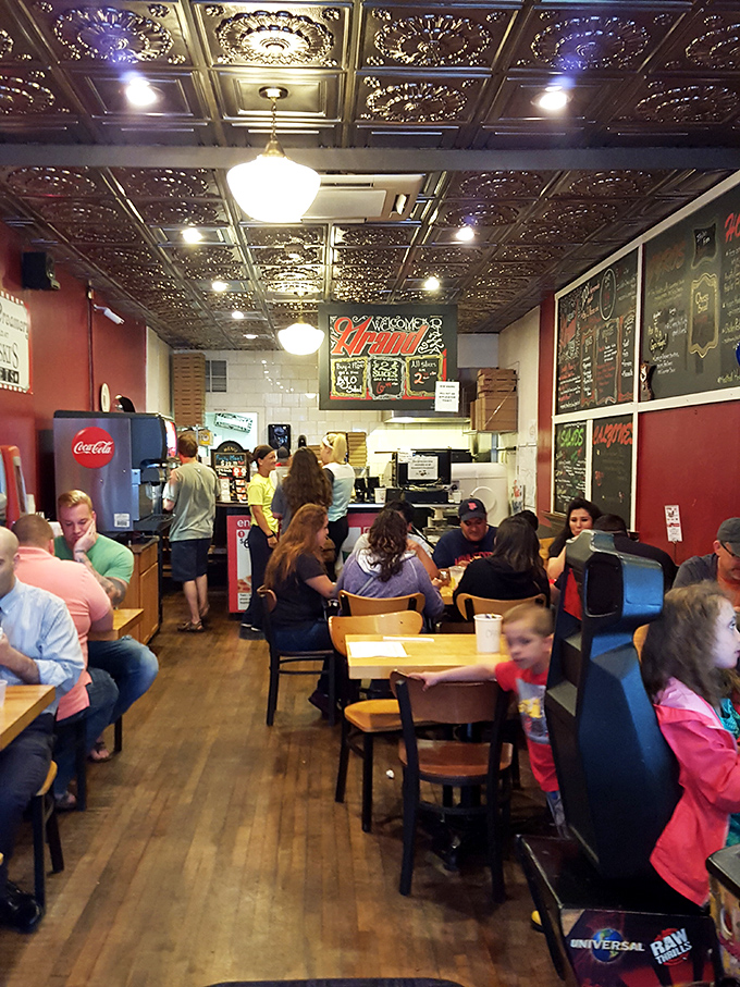 Where strangers become friends over shared brain freezes. The packed house speaks volumes about what awaits at the counter.