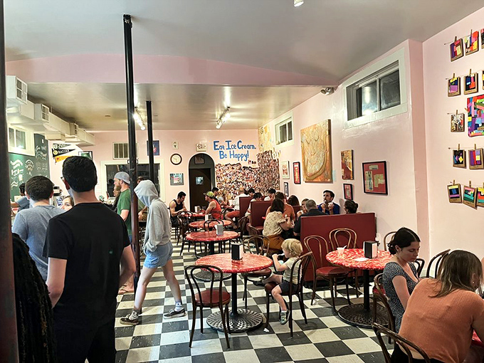 Even on a random Tuesday, Creole Creamery fills with ice cream pilgrims seeking salvation by the scoop. The faithful are rarely disappointed.