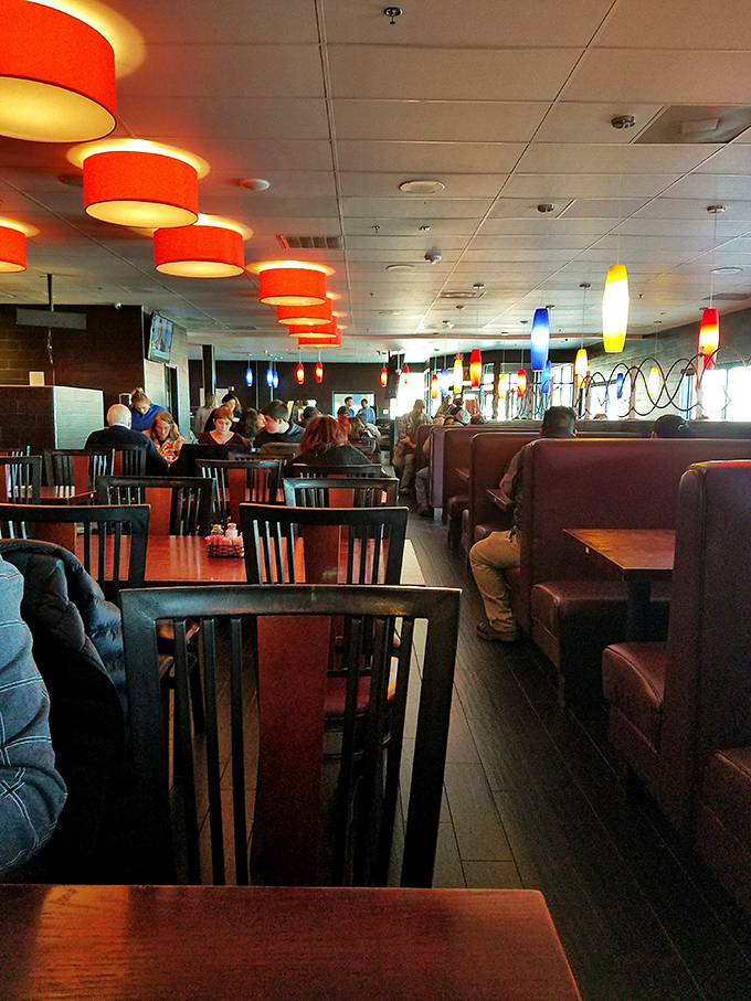 Families gather in booths where important decisions are made&mdash;like whether to get a third plate or save room for dessert.