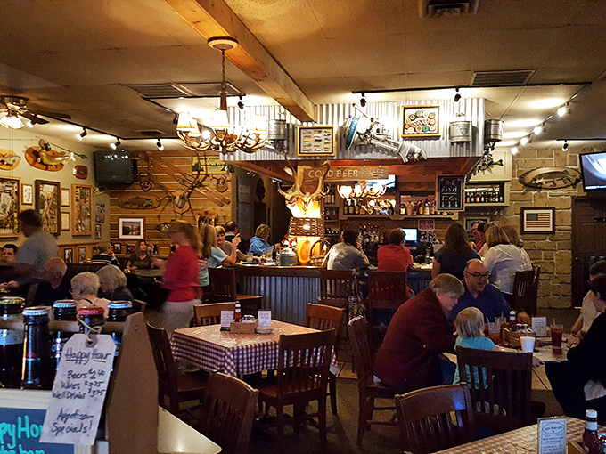 The packed dining room tells you everything you need to know – when locals fill a place consistently, they're voting with their appetites.