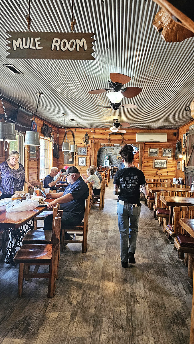 The "Mule Room" isn't just a dining area—it's where barbecue pilgrims gather to worship at the altar of slow-smoked perfection.