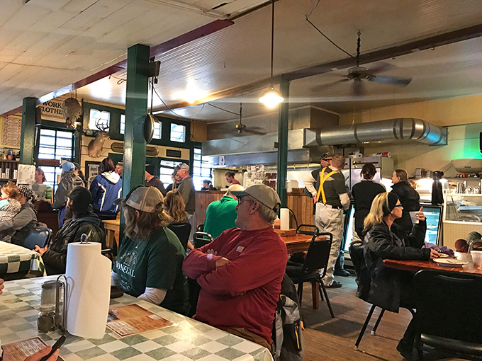 When strangers become temporary friends &ndash; the true magic of Oark happens when bikers, hikers, and locals share tables and stories.