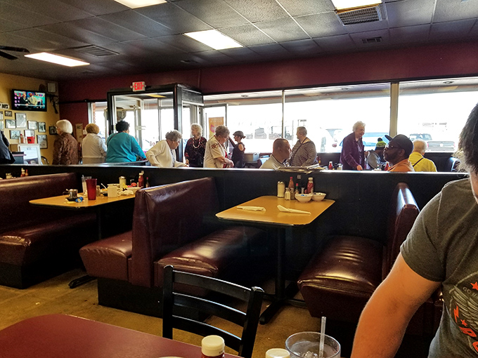 The booths at Nelson's have witnessed countless conversations, celebrations, and food comas. If these seats could talk...