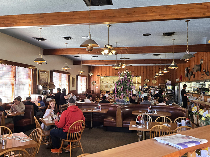 Where breakfast traditions are passed down through generations. Those wooden beams have witnessed countless "I'm too full" declarations.