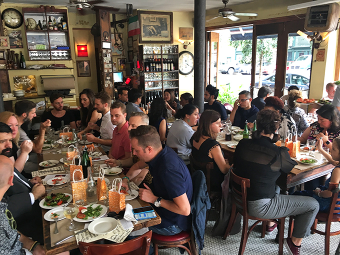 Not a quiet restaurant, but a joyful one. When food is this good, conversation flows as freely as the wine.