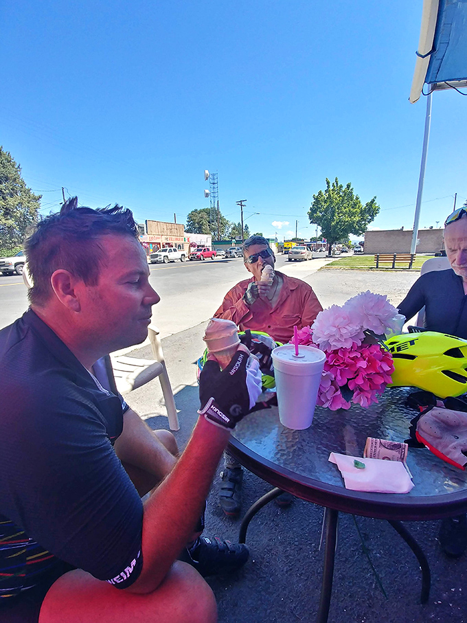 The best conversations happen over ice cream cones and milkshakes, with small-town Main Street as your backdrop.