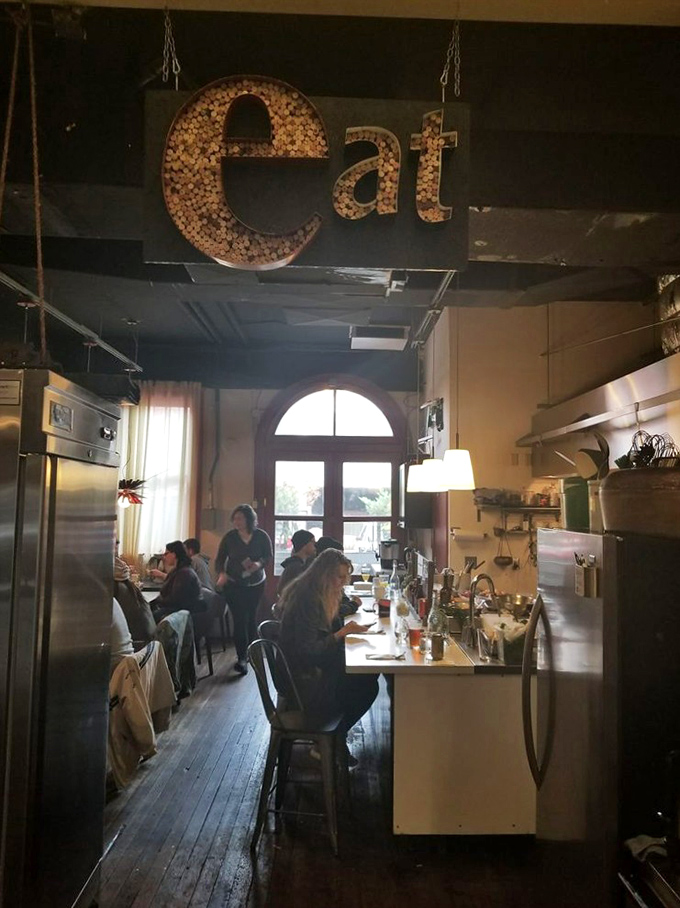 The blue bowl cradles what might be chilaquiles&mdash;a morning fiesta of tortilla chips, protein, and enough cilantro to make your mouth throw a party.