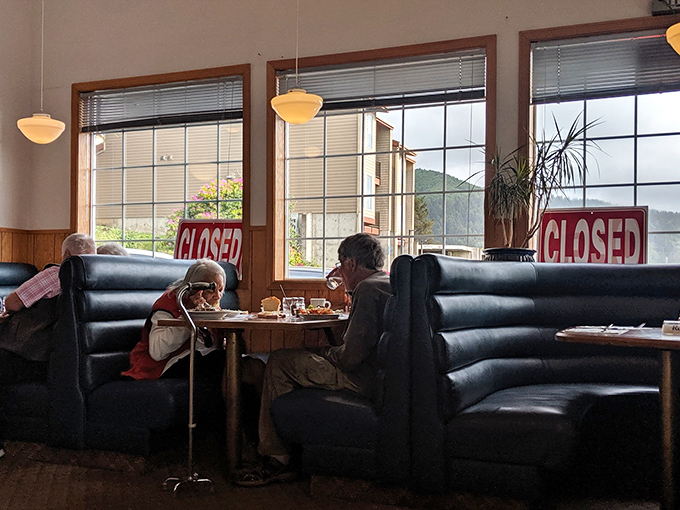 The pie display case&mdash;where willpower goes to die and dessert-for-breakfast decisions are gloriously made.