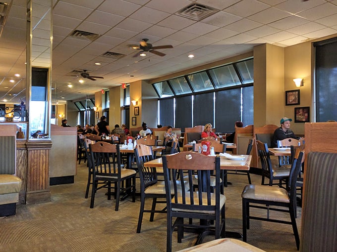 The true measure of a great diner: diverse clientele united by the pursuit of honestly good food in a comfortable setting.