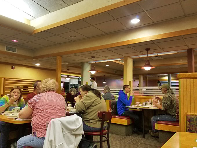 Where locals gather to solve the world's problems over eggs and coffee. The true heart of any good diner. 