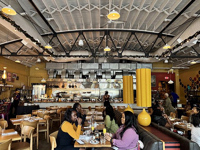 Good restaurants feed you; great restaurants create a space where conversation flows as easily as the drinks. This room speaks the universal language of hospitality.