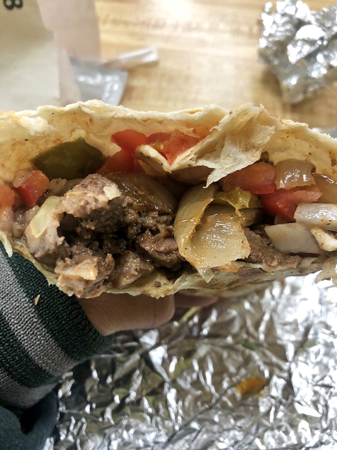 Inside every great fajita burrito is a symphony of textures conducting a master class in how protein and vegetables can live in harmony.